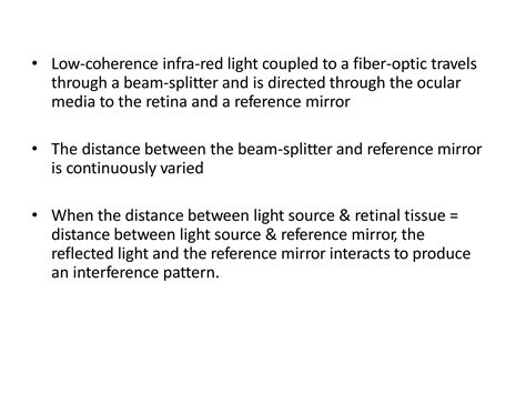 Optical Coherence Tomographyoct Macula Pptx Eye And Vision