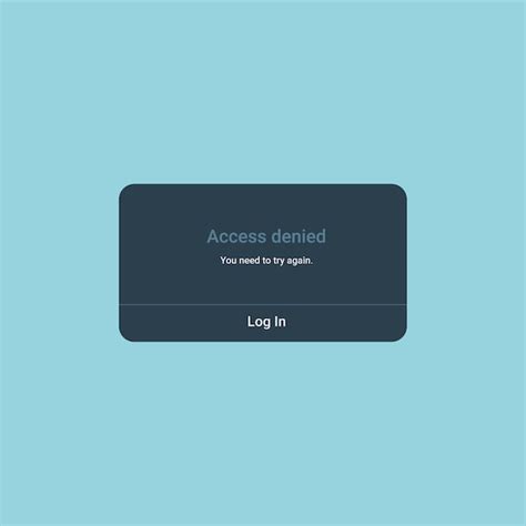 Premium Vector Vector Illustration Access Denied Template