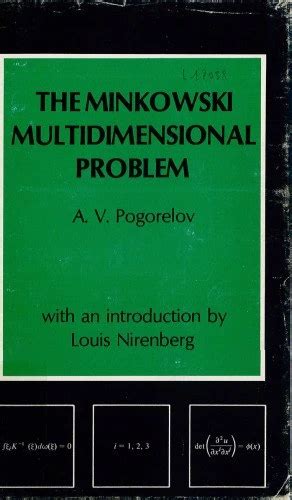 خرید و قیمت دانلود کتاب The Minkowski Multidimensional Problem 1978 ترب