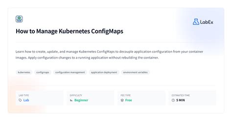 How To Manage Kubernetes Configmaps Labex