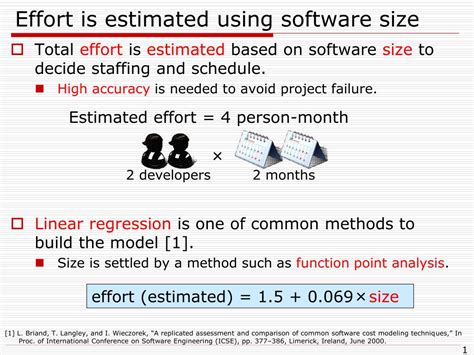 Ppt Revisiting Software Development Effort Estimation Based On Early Phase Development