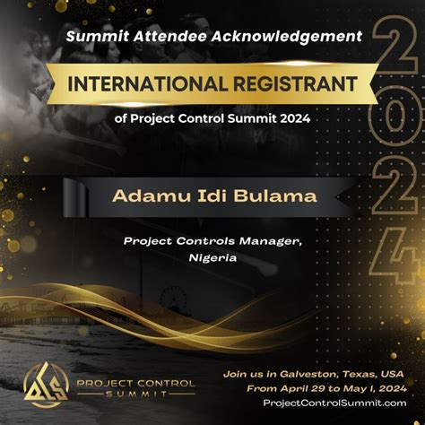 Project Control Summit On Linkedin Projectcontrolsummit Nigerian Globalcollaboration