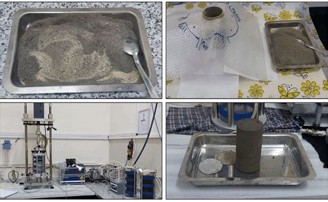 Examples Of Images From Experiments Involving Sand Fly Ash Mixtures