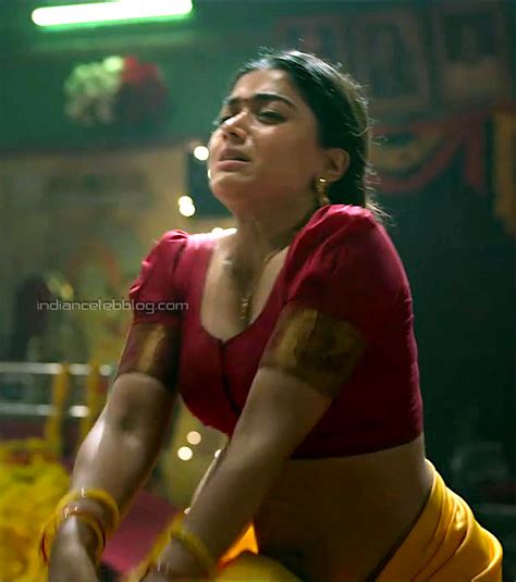 Rashmika Mandanna Pushpa Tollywood 23 Hot Saree Strip Navel Hd Caps