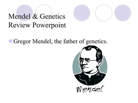 PPT Mendel Genetics Review Powerpoint PowerPoint Presentation ID