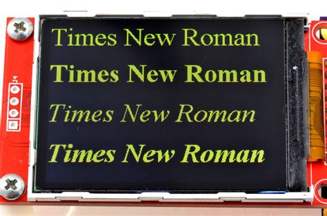 Beautiful Fonts On ILI TFT Displays Hackaday Io