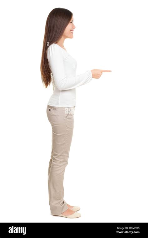 Woman Standing Side View