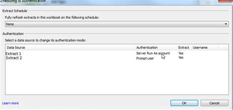 How To Tell Tableau To Refresh Only One Data Extract As Per Schedule