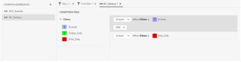create and apply condition tags