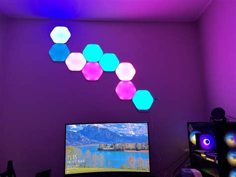 나노리프 내 방이 휑하다고 벽 쪽이 심심하다고 보고싶지 않아도 보게 되는 나노리프 쉐입 헥사곤 Facebook