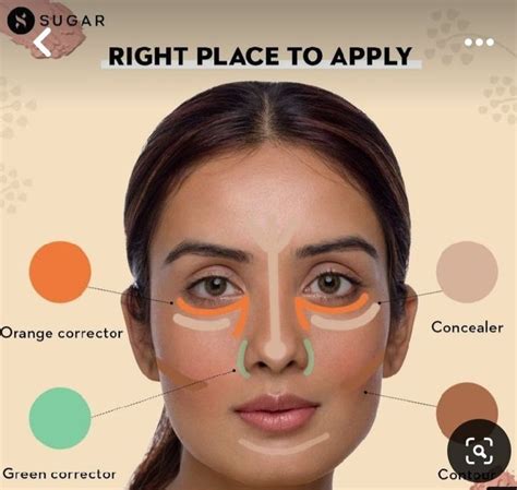 Right Place To Apply Corrector Makeup Tutorial Makeup Routine