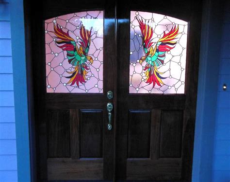 Front Entry Doors Stained Glass