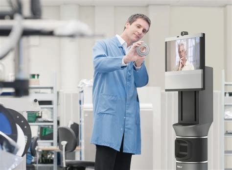 Ava 500 Innovadora Telepresencia Robótica Móvil De Irobot Y Cisco Para Localizaciones Remotas