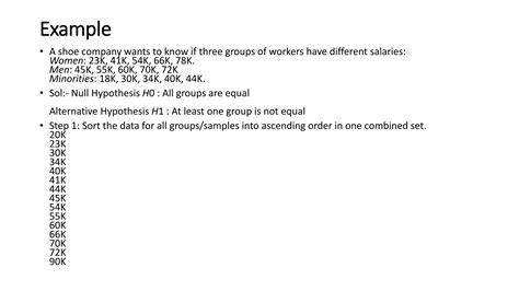 Non Parametric Tests Ppt