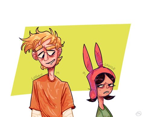 Bobs Burgers Louise X Logan