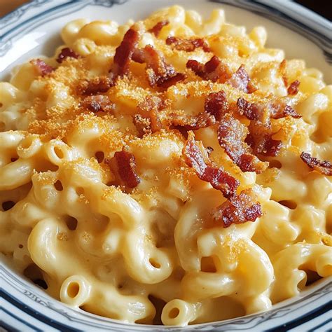Bacon Mac And Cheese Recipe Creamy Cheesy And Crispy