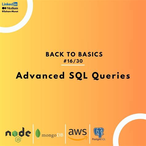 Advanced Sql Queries In This Part Of Our Series Well Delve By