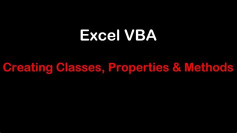 Creating Classes Properties And Methods Made Simple Youtube