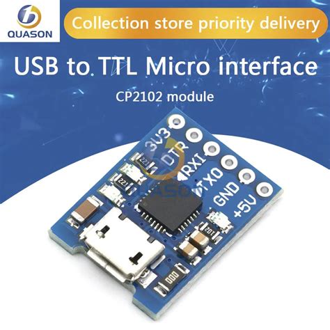 CJMCU CP2102 MICRO USB To UART TTL Module 6Pin Serial Converter UART STC Replace FT232 NEW For