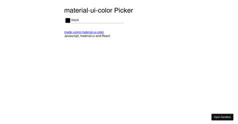 Material Ui Color Forked Codesandbox