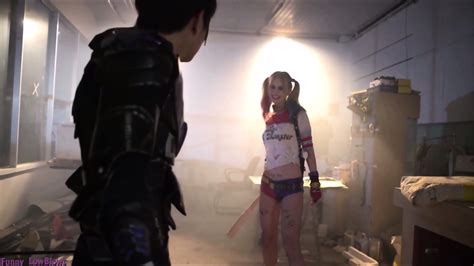 Harley Quinn Ballbusting Nightwing Kick In The Balls Hollywood Ninja