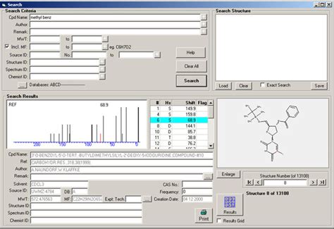 Modgraph C13 NMR Prediction CSEARCH