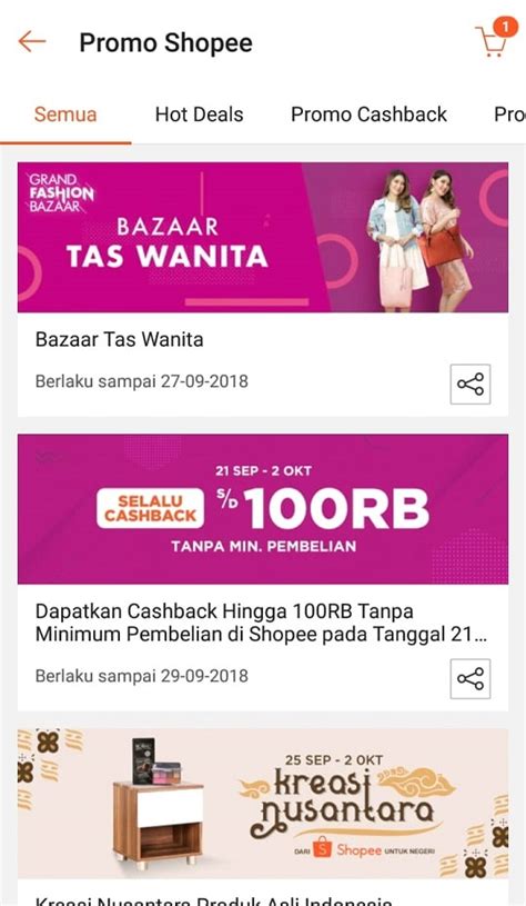 Cara Mencari Promo Di Shopee Tutorial Di Shopee