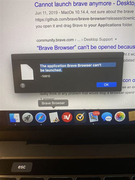 Brave Browser Closed Unexpectedly Twice In An Hour This Is The Message