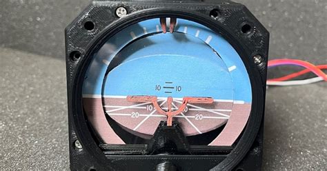 Attitude Indicator By CaptainBobSim Download Free STL Model Printables Com