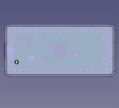 Raspberry Pi Pico Snap Together Case With Slot For 6 Wire Ribbon Cable
