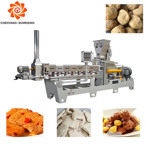 Fully Automatic Industrial Textured Tsp Tvp Vegetarian Soya Meat Processing Machine Soy Protein