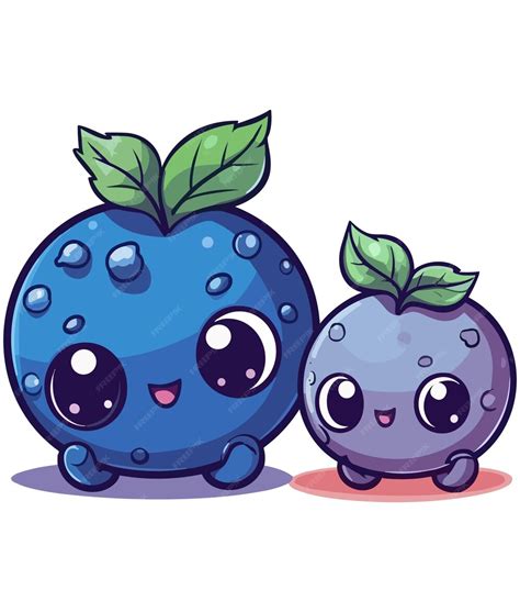 Premium Vector Kawaii Fruit Cartoon Character Vector Funny Fruit Kawaii Illustration