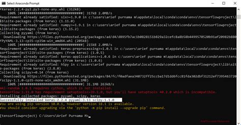 Instalasi Anaconda Keras Dan Tensorflow Pada Windows Artificial