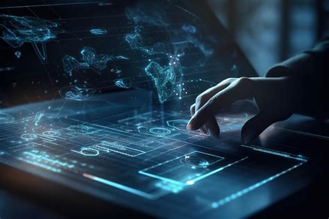 Premium Photo Financial Technology Kpi Dashboard On Virtual Screen Big Data Analytics