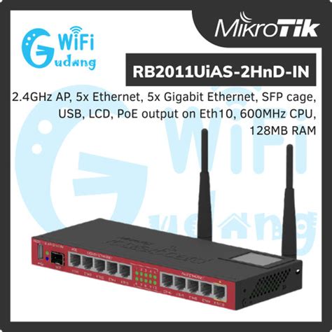 Jual Mikrotik Routerboard RB UiAS HnD IN Wireless Router Jakarta Pusat GudangWifi