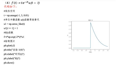 Python 信号与系统实验 2 连续时间信号的表示及运算 Qsbye 博客园