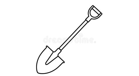 Shovel Outline Icon Stock Illustrations 23 329 Shovel Outline Icon