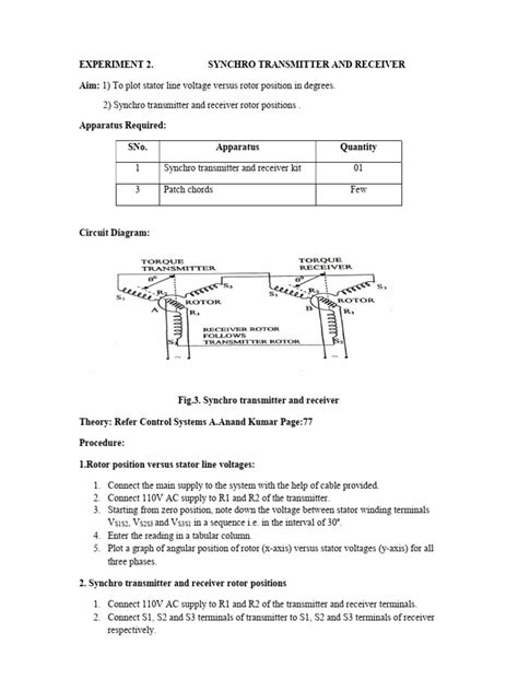 Experiment No2control Systems Lab Pdf