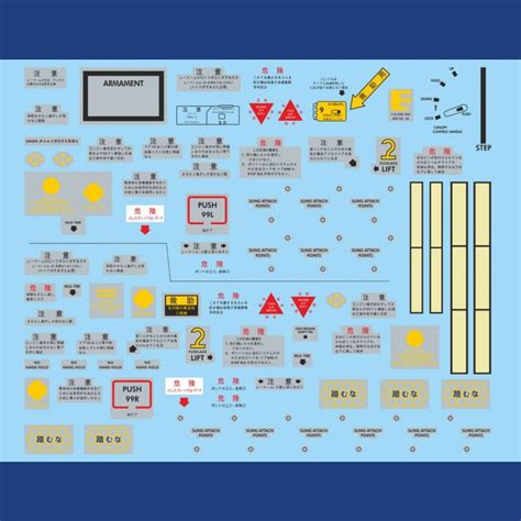 F 15 Eagle Japanese Air Force Maintenance Stencils Water Slide Decals Tailormadedecals