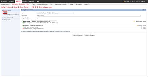 Firepower System Intrusion Policy による Icmp パケット検知の設定例 Cisco Community