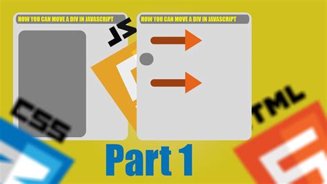 How To Make A Move Div In Javascript Part 1 Youtube