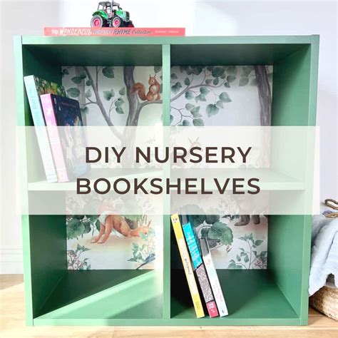Adorable Diy Nursery Bookshelf With Woodland Design Tea And Forget Me