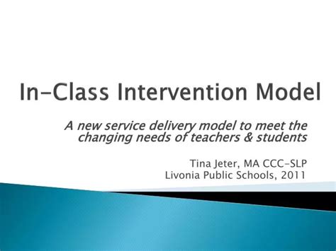 Ppt In Class Intervention Model Powerpoint Presentation Free Ppt In Class Intervention Model Powerpoint Presentation Free