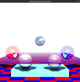 Github Rybeau University Cosc Raytracingproject Opengl C Ray Tracing