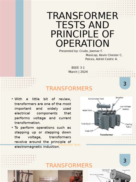 Transformer Tests And Principle Of Operation Pdf Transformer