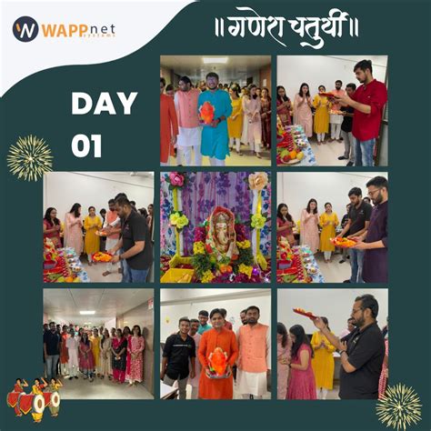 Jinal Patel On Linkedin Day1 Ganeshchaturthi2023 Celebration