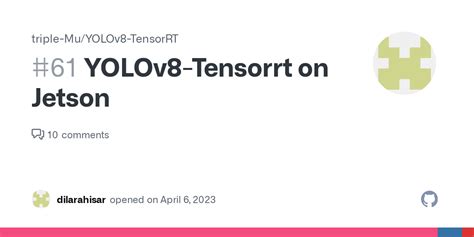 Yolov8 Tensorrt On Jetson · Issue 61 · Triple Muyolov8 Tensorrt · Github