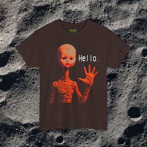 Hello Creepy Doll Analog Horror Horror T Shirt