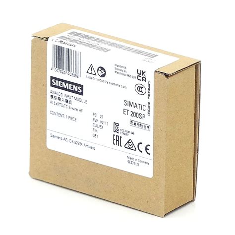 Maschinenteil24 Siemens Simatic Et 200sp Analog Input Module Buy Online