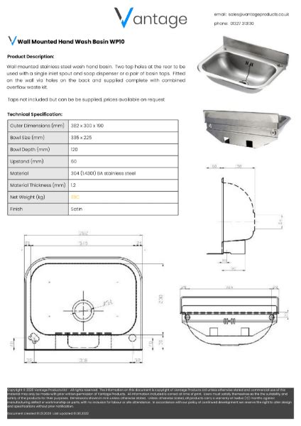 Product Data Sheet Wp10 Nbs Source